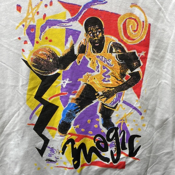 Alstyle | Shirts | New Alstyle Magic Johnson 32 Basketball Tee Men S ...